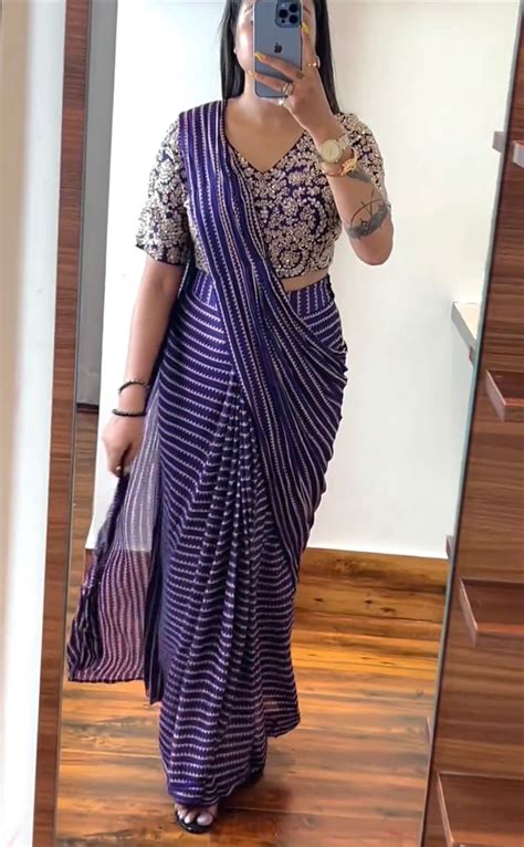 Stunning Party Wear Ready To Wear Saree Only Rs 1499