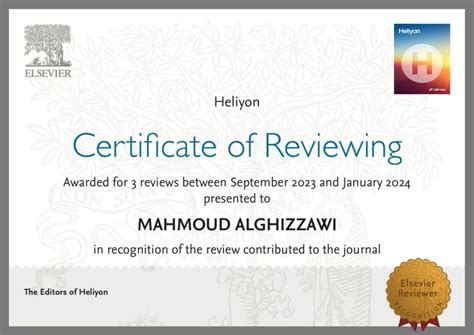 Dr Mahmoud Al Ghzawi On Linkedin Peerreview Academicrecognition Gratitude