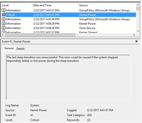 Event Log Generator For Critical Events Software And Applications