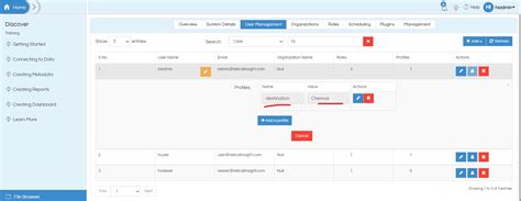 filtering the dashboard filters data based on profile values when we