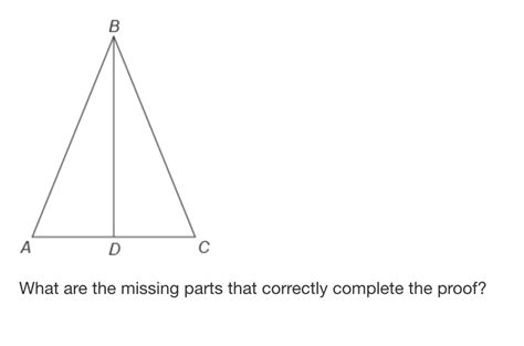 Get Answer Given Point B Is On The Perpendicular Bisector Of Ac Bd Bisects Transtutors