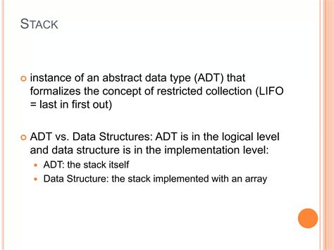 Data Structures And Algorithms Lab3 PPT