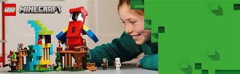 Lego Minecraft The Parrot Houses Buildable Video Game Set 21282