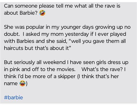 Another Im So Diffrent Because I Dont Understand The Barbie Hype Girl Rnotliketheothergirls