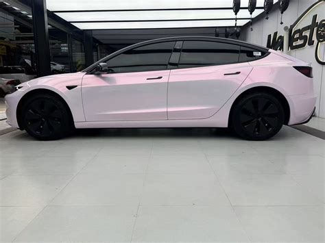 Candy Metallic Pink White Vinyl Wrap Velosin
