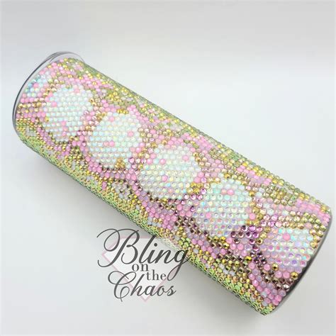 Python Pattern Pink Colourway Bling On The Chaos