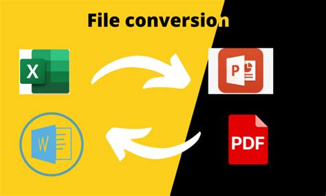 Convert Excel Pdf Word Image To Anthore File Conversion By Unihunter Fiverr