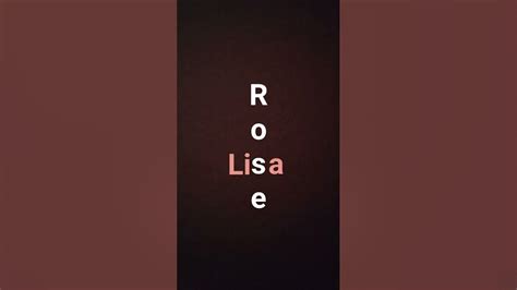 Jiso🌼jene💐lisa💮rose🌹 Youtube