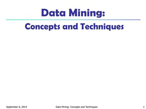 Ppt Data Mining Concepts And Techniques Powerpoint Presentation