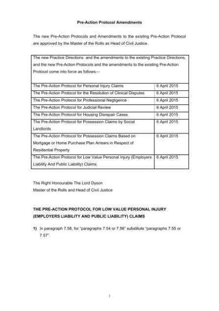 Pre Action Protocol Letter Template Midi