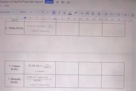 Solved Hi Please Help Me Fill Out Data Table 1and2 Base On