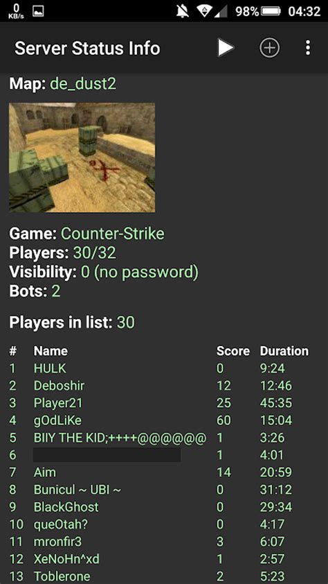 Server Status Info Apk For Android Download
