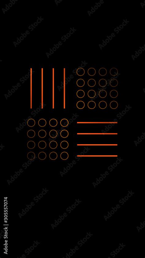 Обои на телефон минимализм на черном фоне квадрат Stock Illustration ...