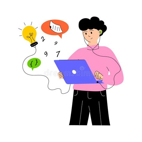 Modern Design Flat Illustration Of Math Class Stock Vector Illustration Of Person Learner