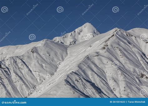 Mount Tetnuldi 4858m Is A Prominent Peak In The Central Part Of The