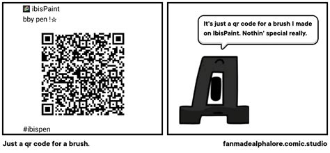 Just A Qr Code For A Brush Comic Studio