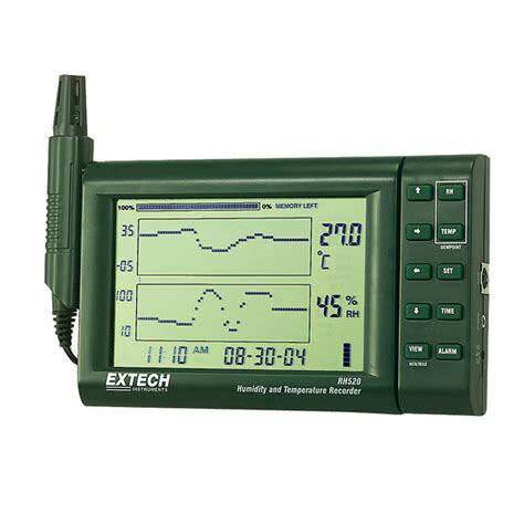 Extech Rh520a Humidity And Temperature Chart Recorder Obiat Electronics