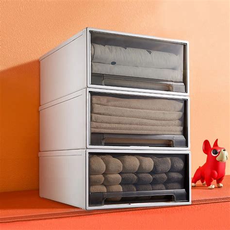 잡동산 리빙박스 수납정리함 플라스틱 슬라이딩 서랍 투명 다용도 수납함 옷장정리 장농 옷정리 3518 위시버킷