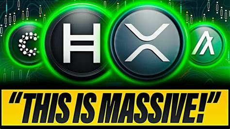 You Need To Realize This Now Xrp Hbar Algo Ada Cspr And More Youtube
