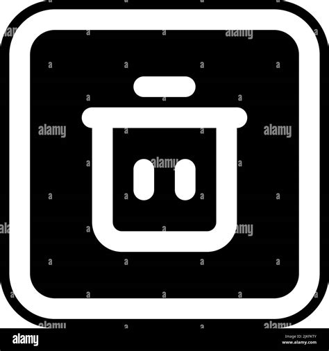 Delete Icon Black Vector Illustration Stock Vector Image And Art Alamy