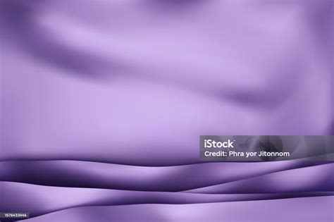 짙은 보라색 패브릭 질감 배경의 고급스러움 물결 모양의 실크 직물의 근접 촬영 쌓인 실크 직물 짙은 보라색 배경입니다 3d 벡터 그림입니다 0명에 대한 스톡 벡터 아트 및