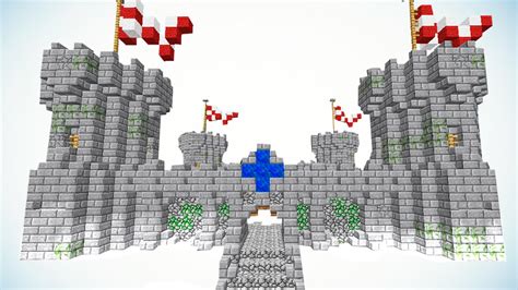 Как построить Замок в Minecraft ЧАСТЬ 1 [Средневековье] Youtube