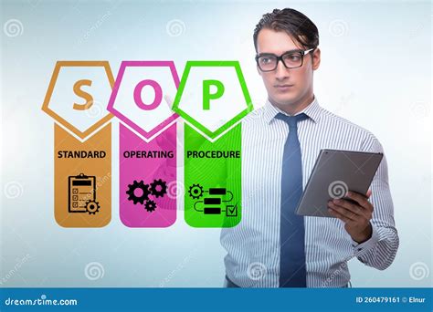 Concept Of Standard Operating Procedure Stock Illustration Illustration Of Regulation