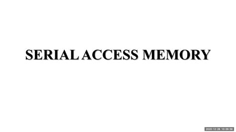 Serialsequential Access Memoryvlsi Designecebtechbesamiit Jeeneetcbsegatecsir Ugc