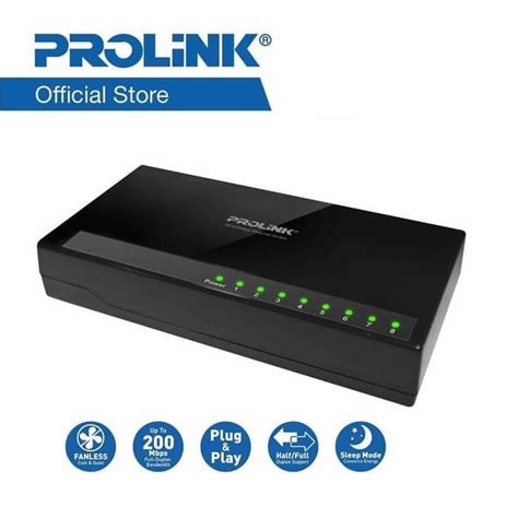 Jual Prolink Pse810 Switch 8 Port 10 100mbps Ethernet Switch Shopee Indonesia