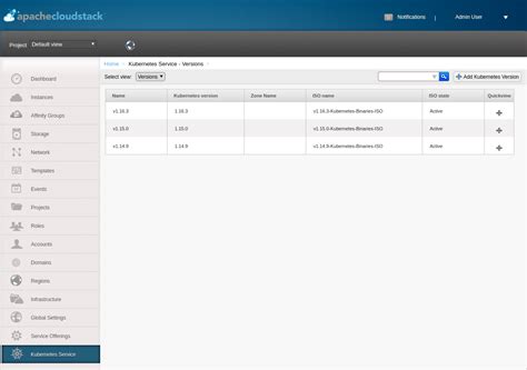Cloudstack Kubernetes Service — Apache Cloudstack 41410 Documentation