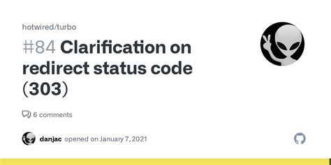 Clarification On Redirect Status Code 303 · Issue 84 · Hotwired Turbo · Github