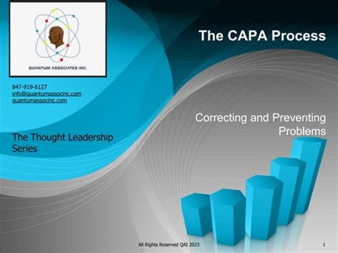 Corrective And Preventive Actions Capa Ppt Corrective And Preventive Actions Capa Ppt