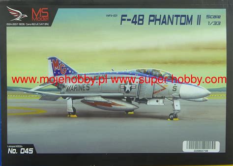 F 4b Phantom Ii Vmfa 231 Ms Model 045