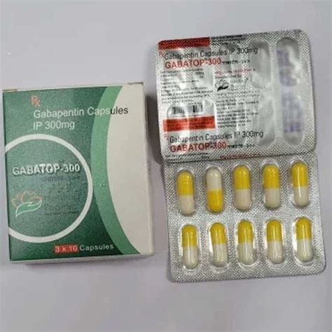 Gabapentin Capsule 300 Mg At Rs 1500 Box In Surat Id 2850667264262
