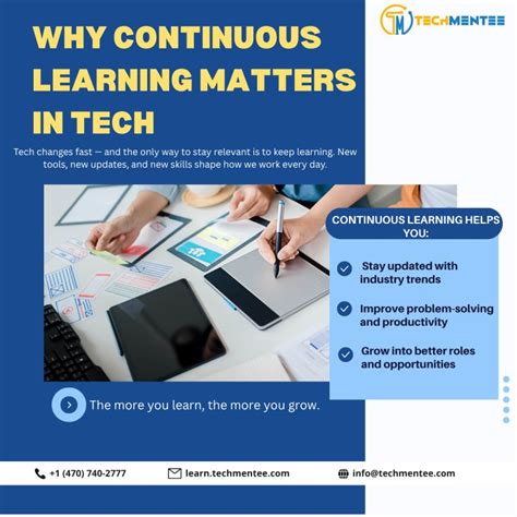 Why Continuous Learning Is Key In Tech Techmentee Inc Posted On The