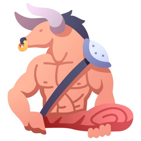 Minotaur MaxIcons Flat Icon