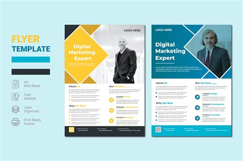 Creative Modern Corporate Flyer Design Graphic By Taieefbakshi