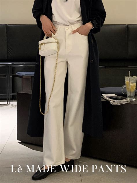 Lè Made 르메이드 코튼 와이드 팬츠 2color 에이블리