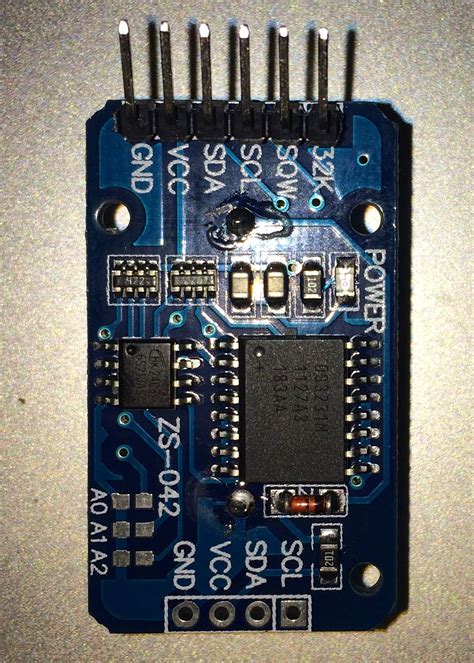 DS Real Time Clock Battery Drains Back To Arduino When No Power Sensors Arduino Forum