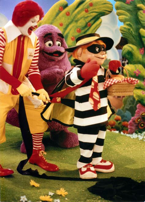 Grimace And Hamburglar