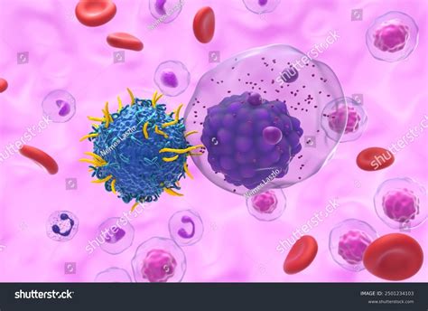 Car T Cell Therapy Multiple Myeloma Stock Illustration 2501234103