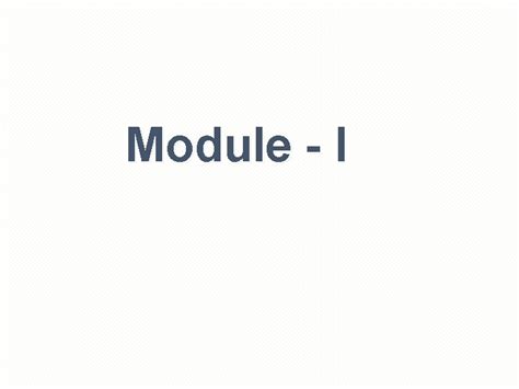 Module I Introduction Algorithm Sequence Of Unambiguous Instructions