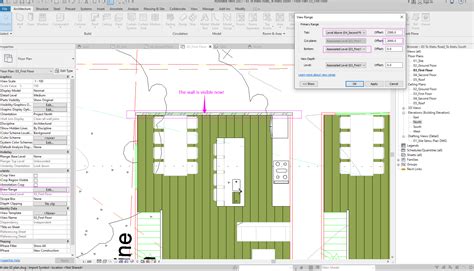 Solved Wall Invisible In Plan View Autodesk Community