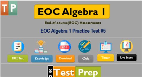 Eoc Algebra Practice Test 5