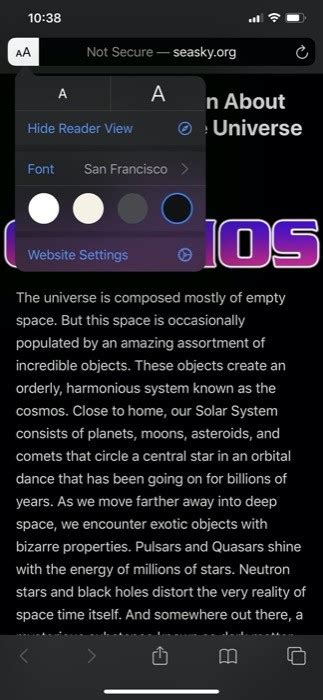 Force Safari To Open Specific Web Pages In Reader Mode On Iphone Techpp