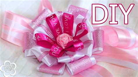 🎀 Бант на выписку из роддома 👼 своими руками Diy Kanzashi Bow Youtube