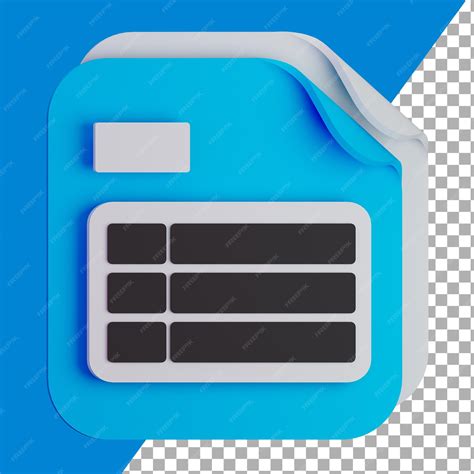 Premium Psd 3d Spreadsheet