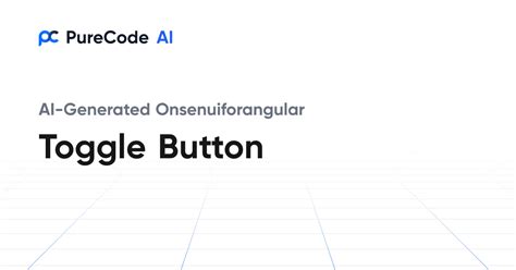 build great onsenuiforangular toggle button components faster using ai