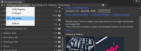 The Unity Asset Store