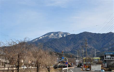 今日も恵那山がきれいに見えています 今日の恵那山